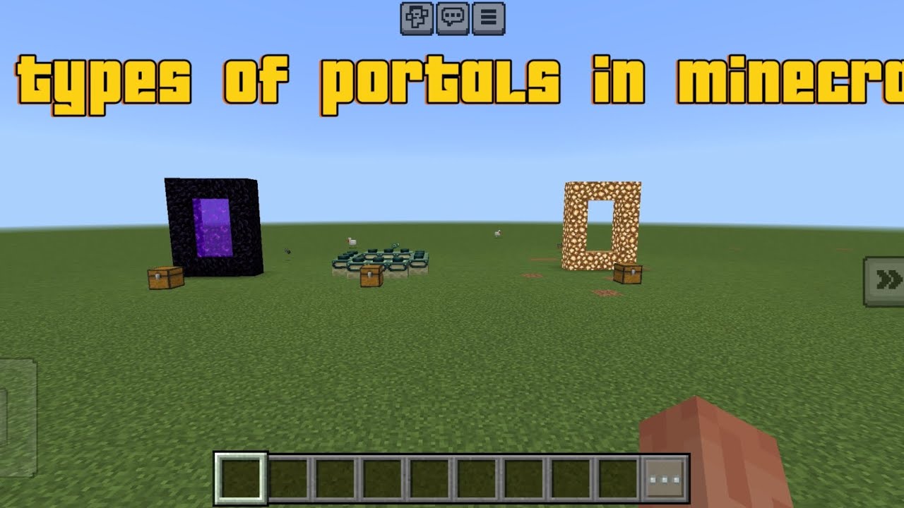 3 types of portals in Minecraft. - YouTube