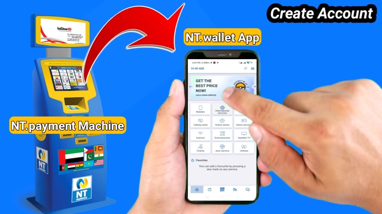 How to Create NT.Wallet Account & Add balance purchase games currency ...