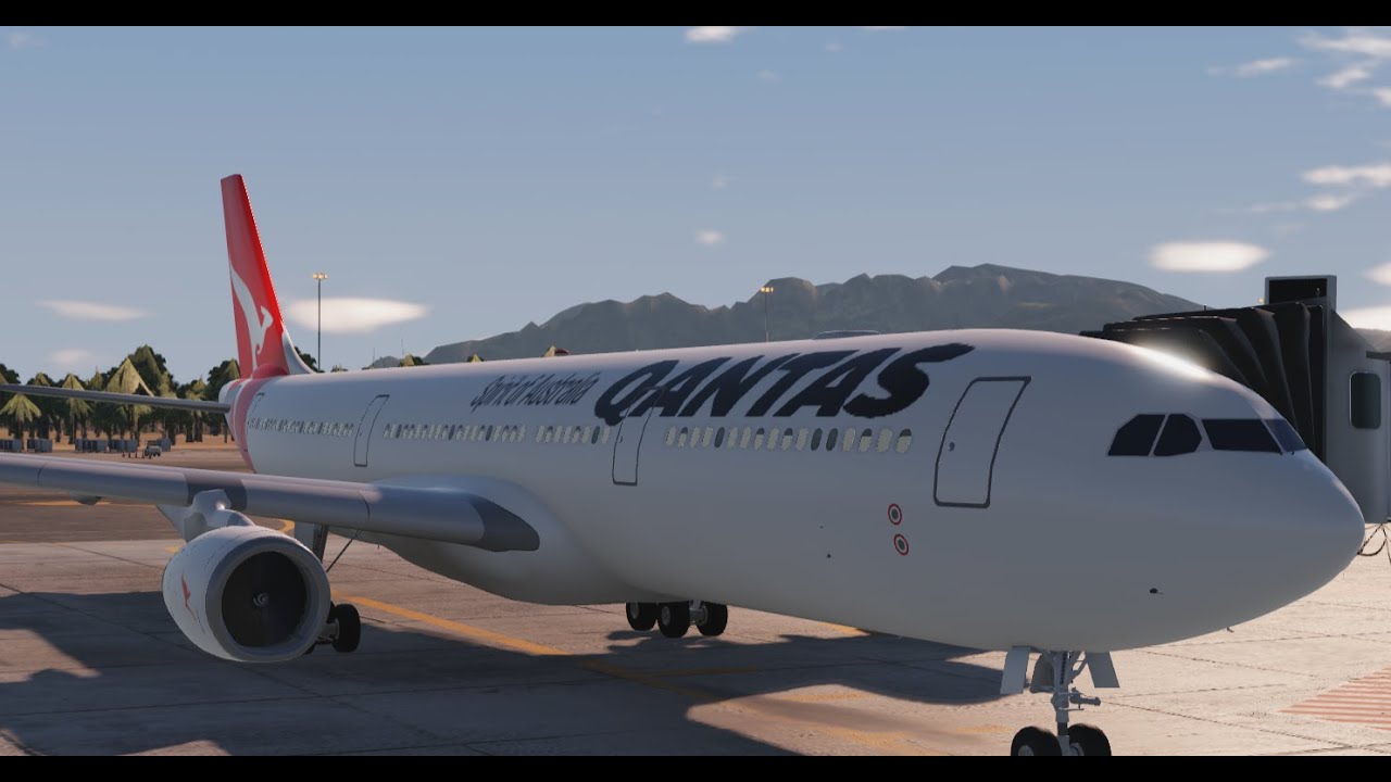 Project Flight | Airbus A330 Qantas | Larnaca - London Gatwick | Roblox ...
