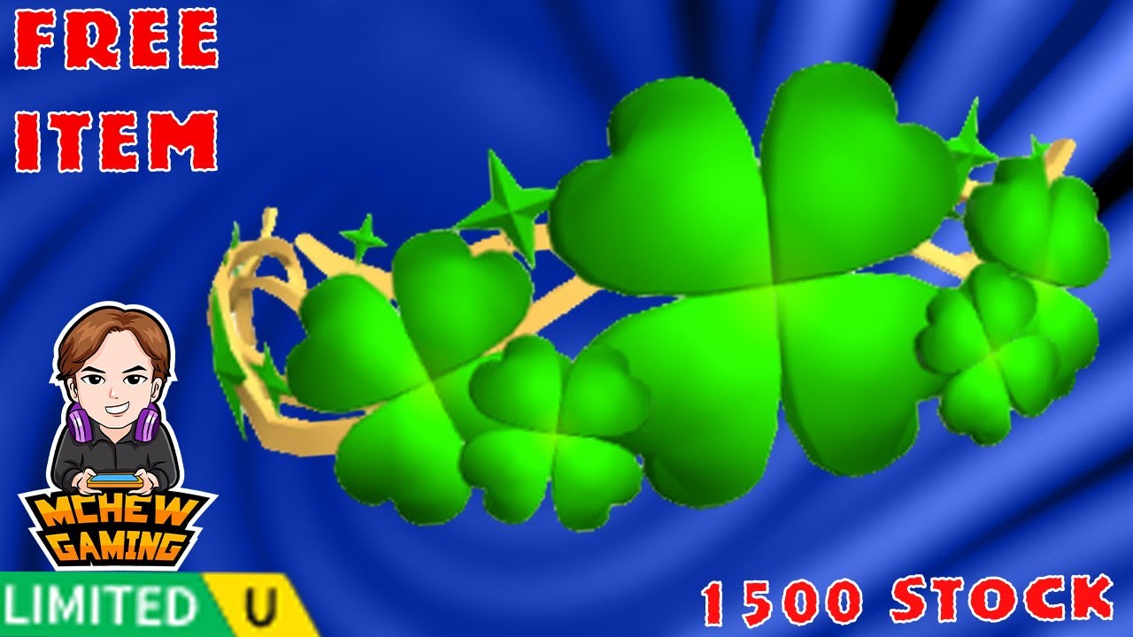 (ROBLOX) FREE UGC LIMITED | How to get the LUCKY CLOVER CROWN in Lucky ...