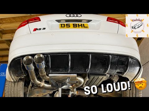THE RS3 GETS A *CRAZY LOUD* CUSTOM BACK BOX! 🔥🤯 - YouTube