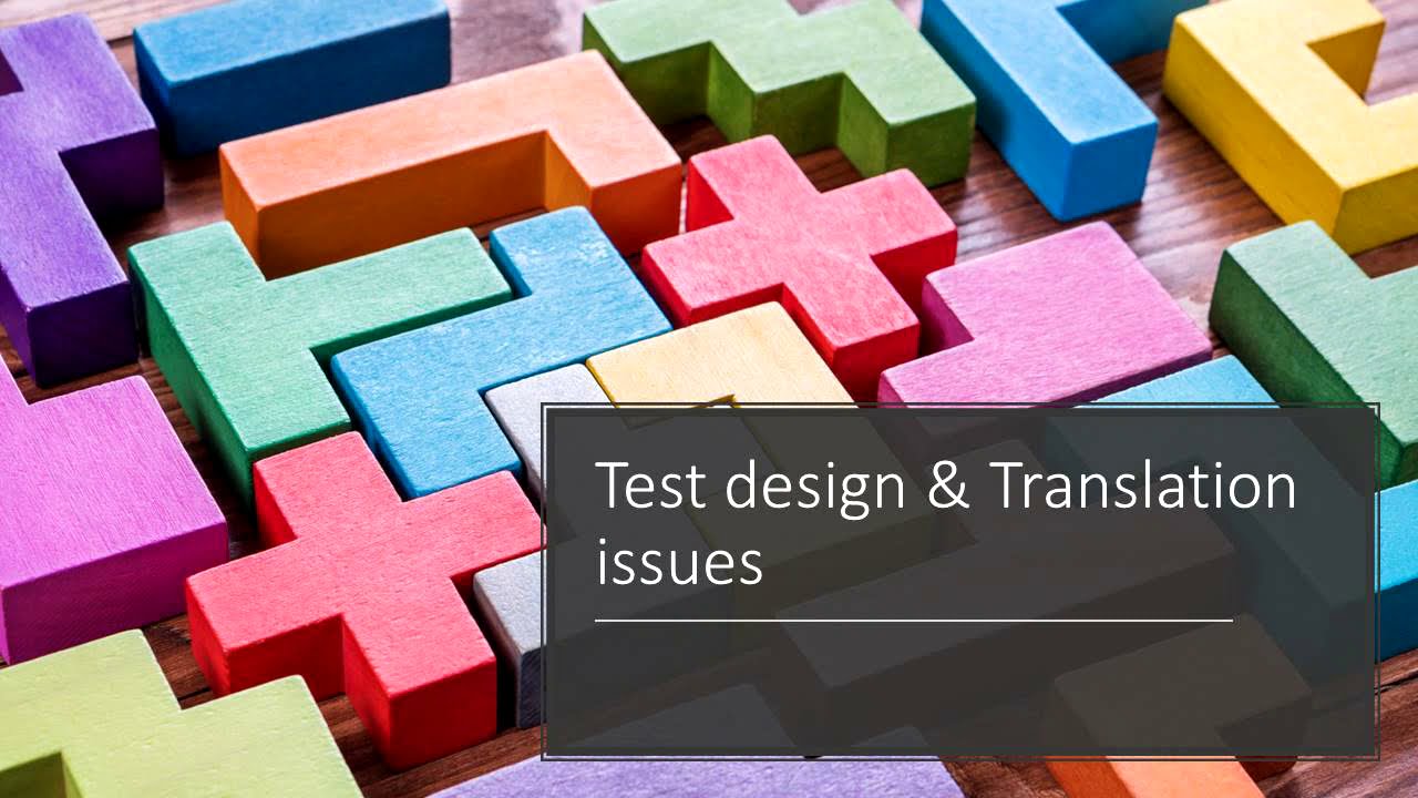 Test design and translation issues - YouTube