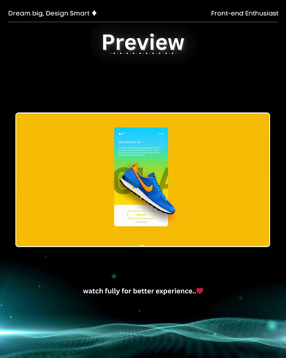 Animated Product Swiping Cards Html Css Js Computersciencecourse Coding Codewithharry