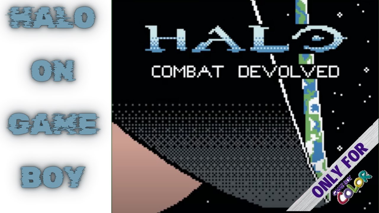 Play Halo on Game Boy Color - YouTube