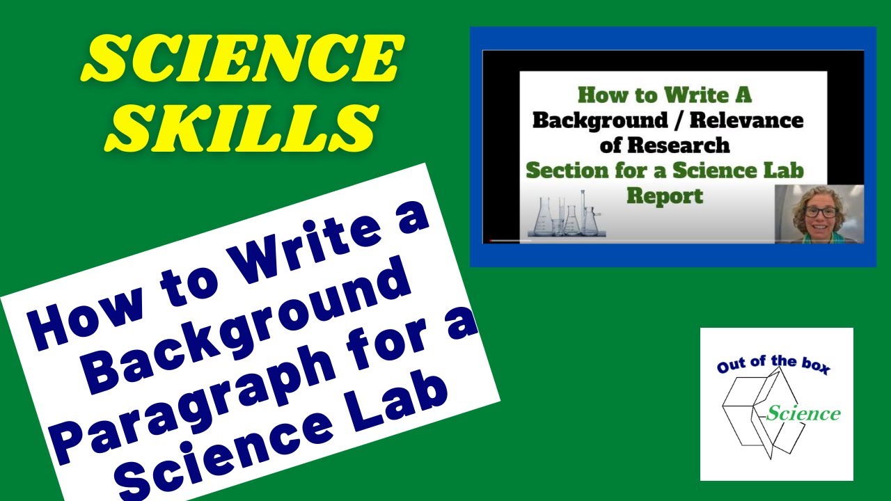 Background Relevant Research Section Of A Lab Report YouTube Background Relevant Research Section Of A Lab Report YouTube