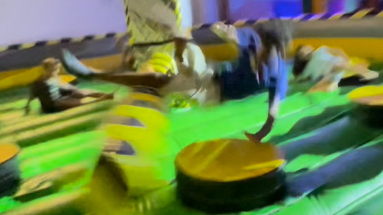 Sweeper Arm Wipeout Fail - YouTube