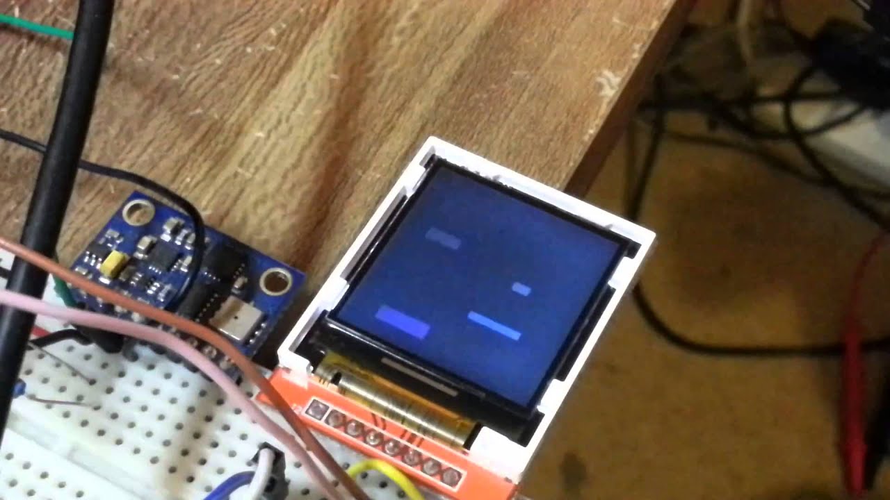 Tft Ili9163c Test 128x128 Glcd Youtube
