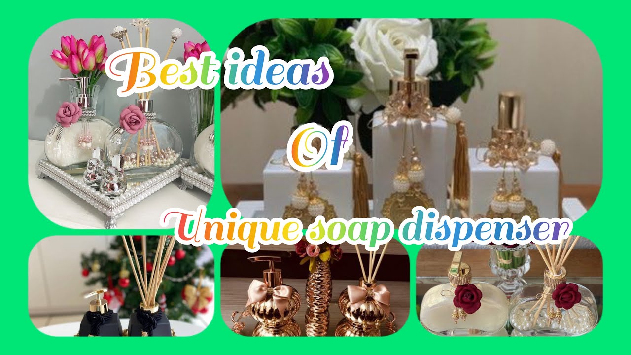 UNIQUE SOAP DISPENSER - Bathroom Ideas | Home Decor - YouTube