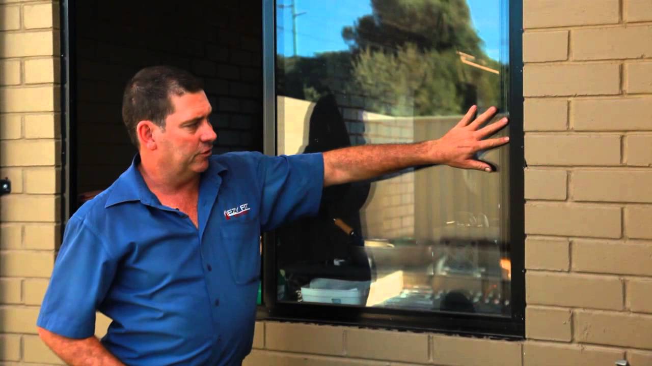 Fixed Security Windows: How To Measure And Install - YouTube