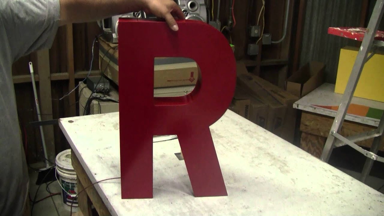 Wholesale Sign Fabrication | Channel Letters | Kwik Sign Letters - YouTube
