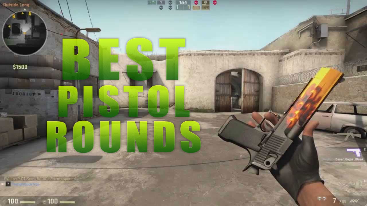 CS:GO - Best Pistol Rounds - YouTube