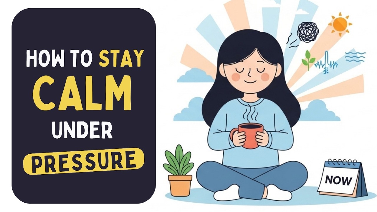 English Podcast - How to Stay Calm Under Pressure | Level: Intermediate ...