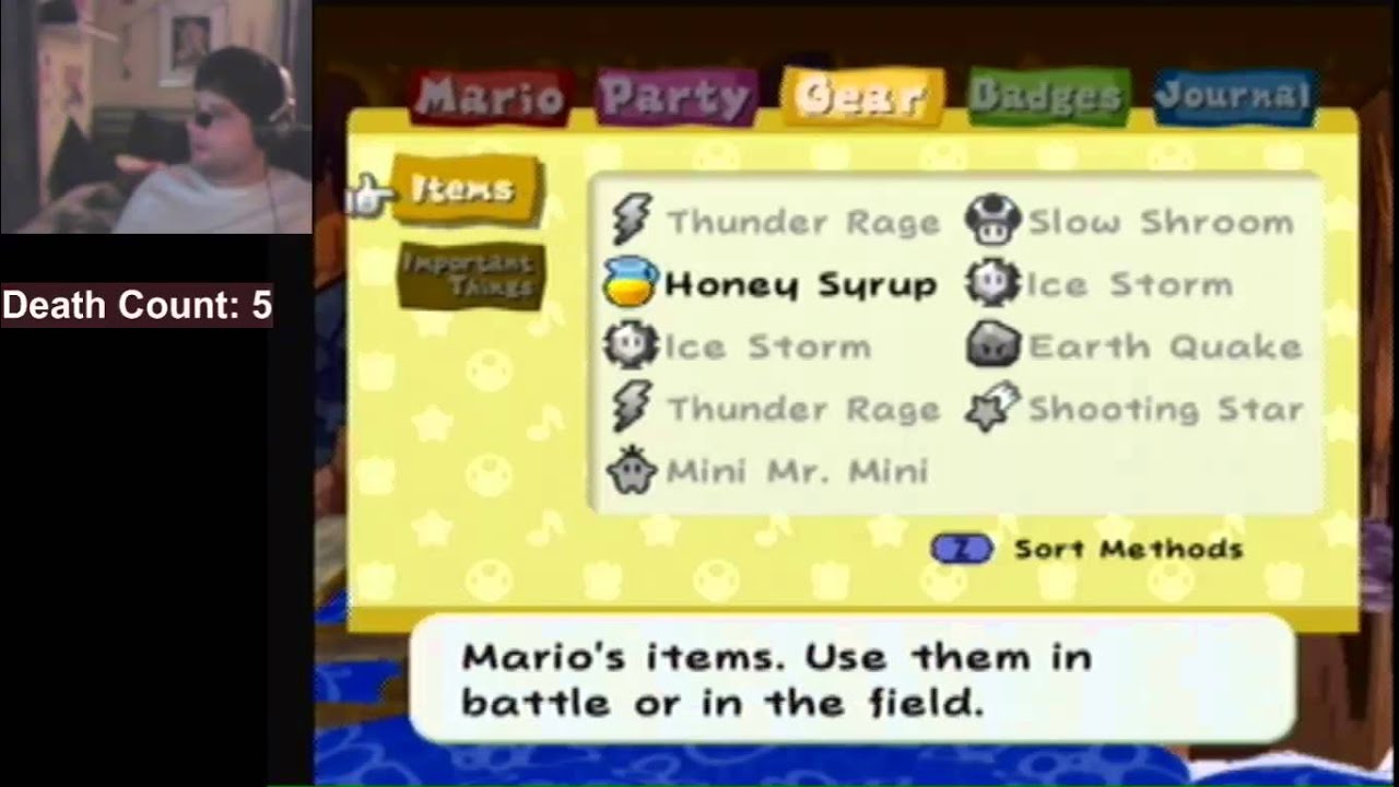 No healing items - Paper Mario: TTYD (Level Zero Double Damage) - YouTube