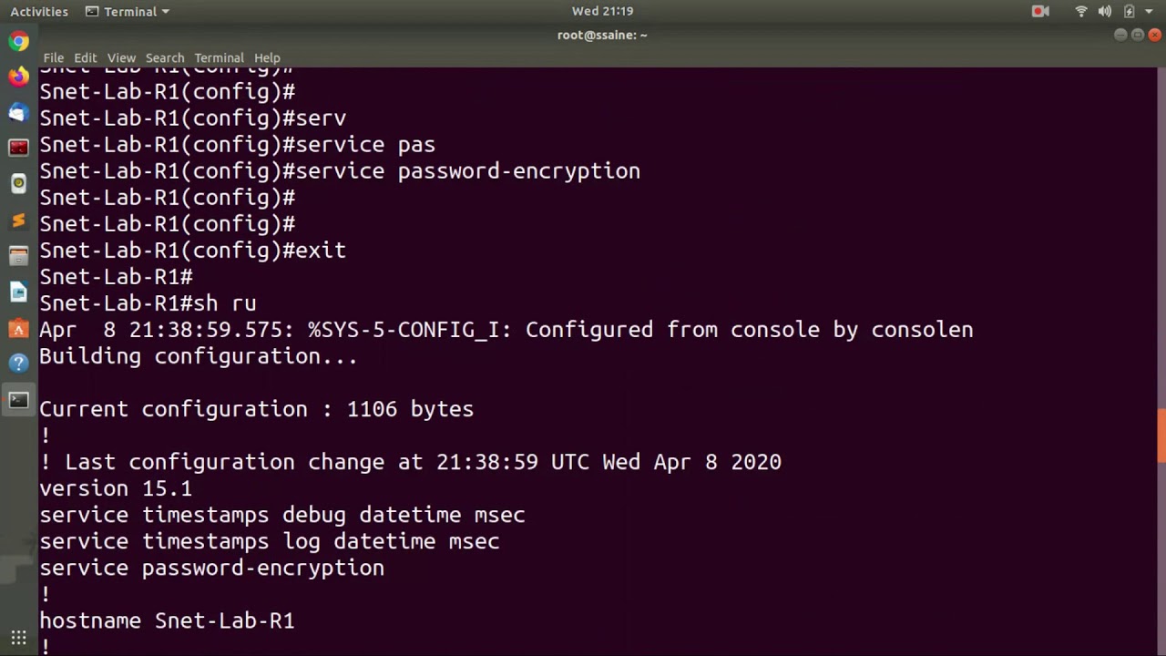 How To Setup Cisco Router With Basic Configuration And Ssh Routing Lab 2 Youtube