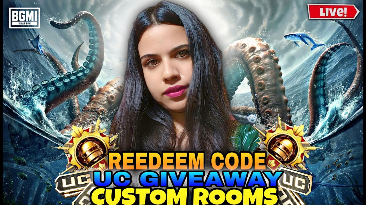 BGMI LIVE CUSTOM ROOM | UC & REDEEM CODE GIVEAWAY | WITH SIDDHA #bgmi # ...