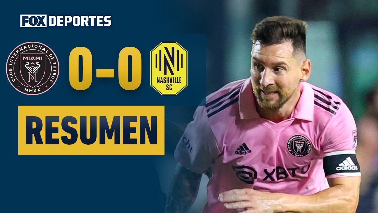 Inter Miami 0-0 Nashville SC | HIGHLIGHTS | MLS | 30 de agosto - YouTube