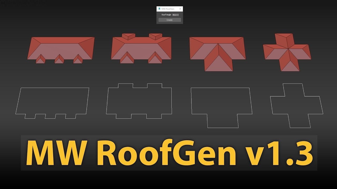 How to Install MW_RoofGen V1_3 version for 3ds MAX 2012+ CG PROGRAM - YouTube