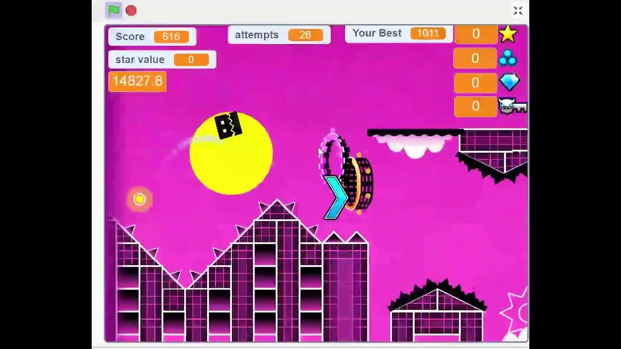 Hexagon force scratch Geometry dash - YouTube