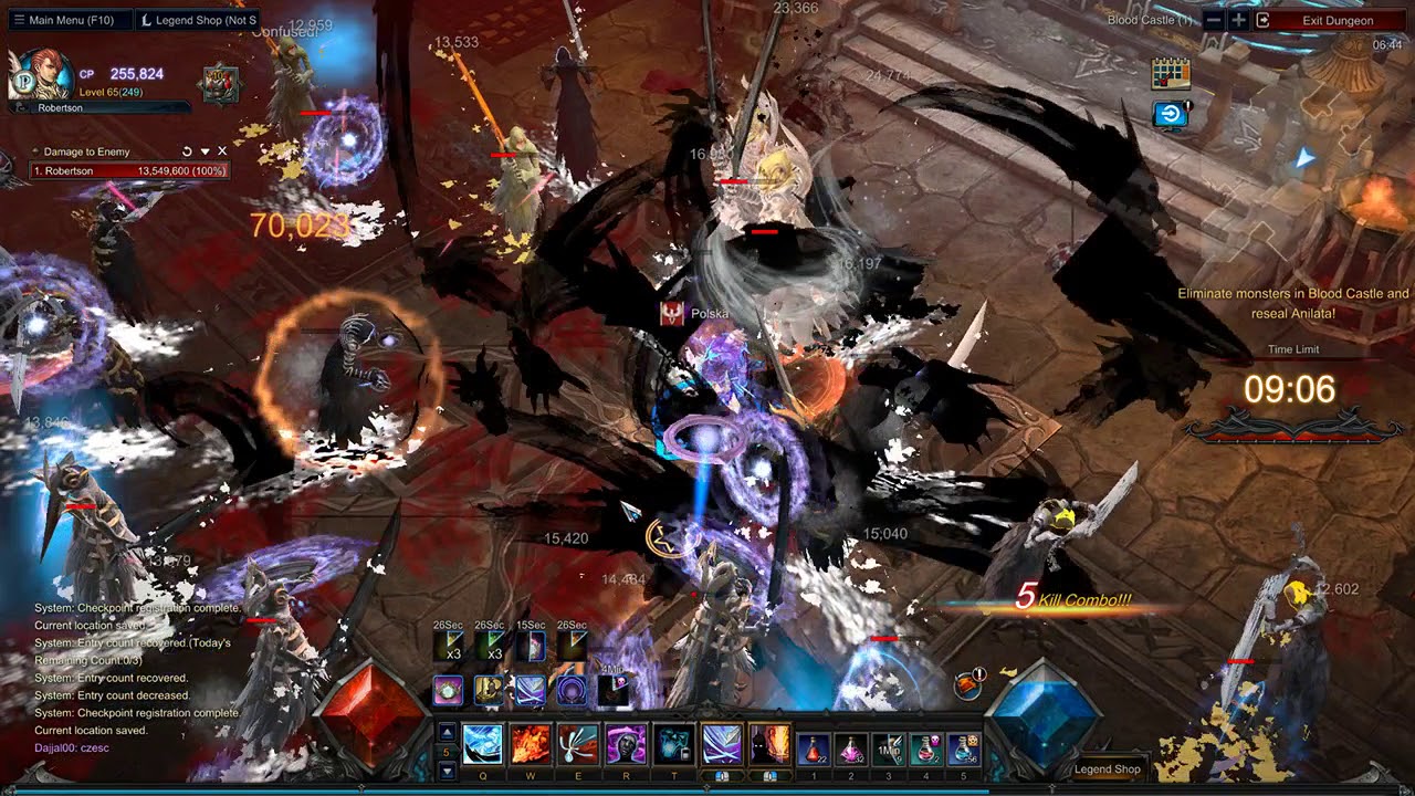 Mu Legend War Mage Blood Castle Guide 2minutes achievement - YouTube