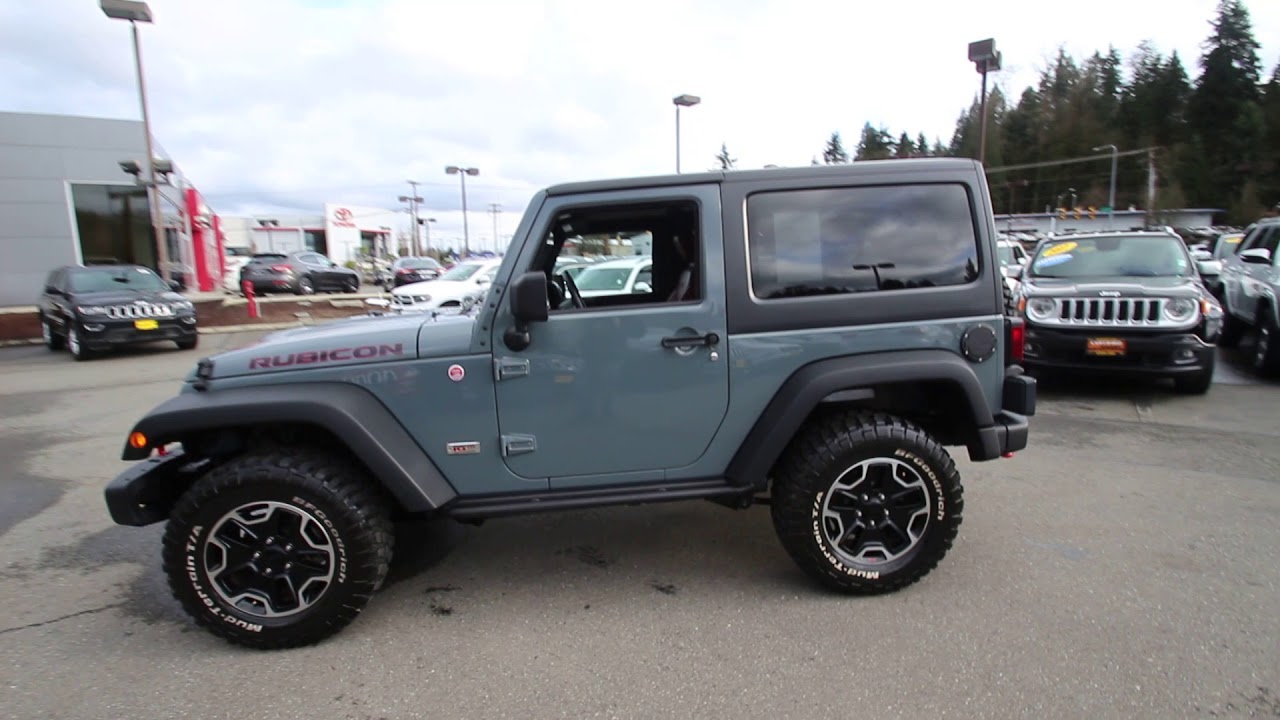2013 Jeep Wrangler Rubicon | Anvil Clear Coat | STK675567 | Redmond ...