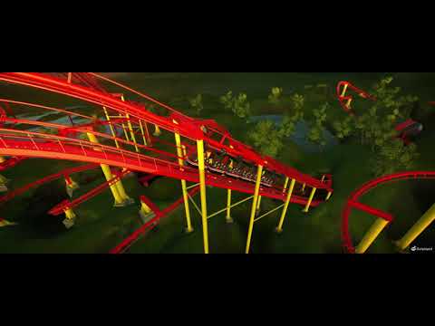 Arrow Suspended Roller Coaster - YouTube