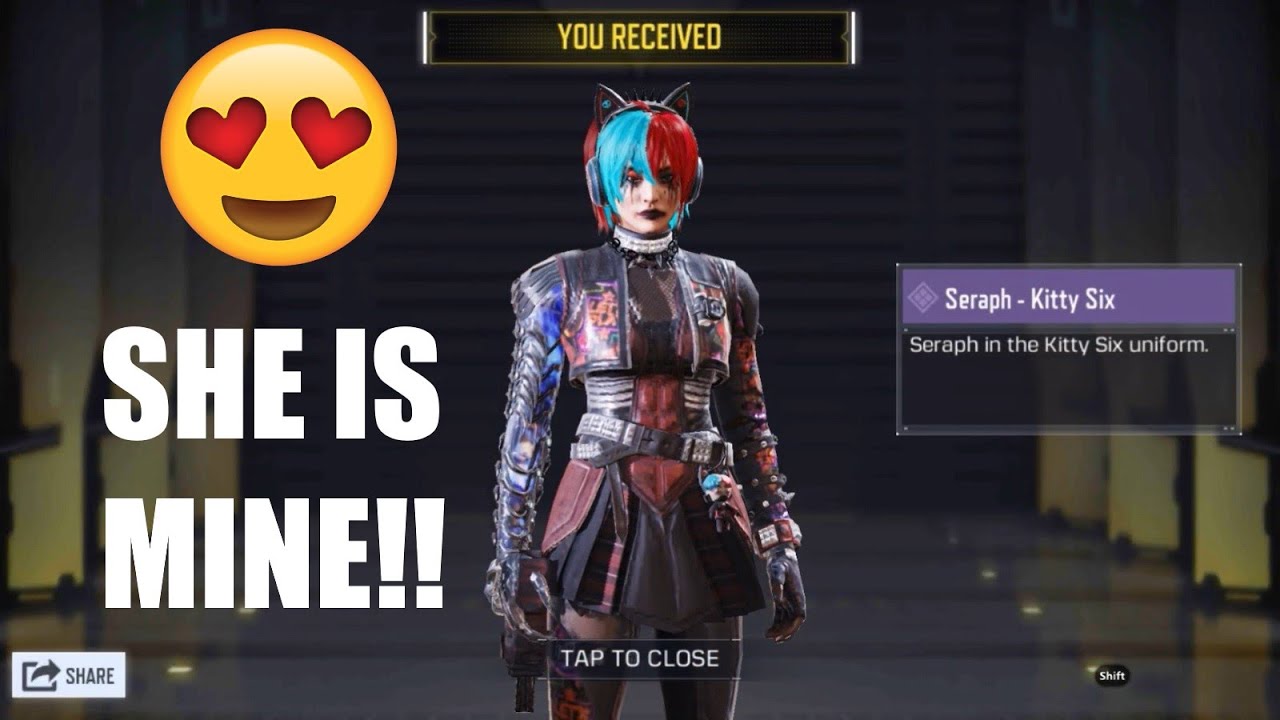 Darkly Divided Crate Opening | Seraph Kitty Six Gameplay | COD Mobile ...