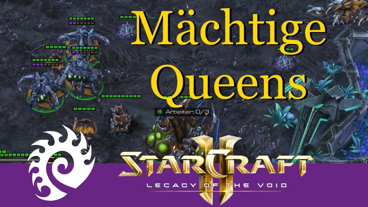 Mächtige Queens - Starcraft 2: 1v1 Zerg [Deutsch | German] - YouTube