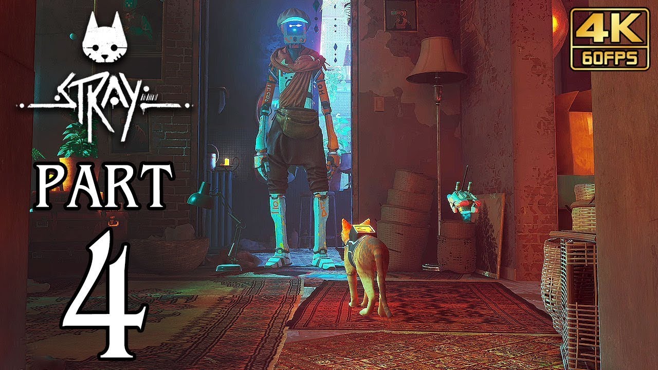 STRAY gameplay walkthrough part 4 no commentary - YouTube
