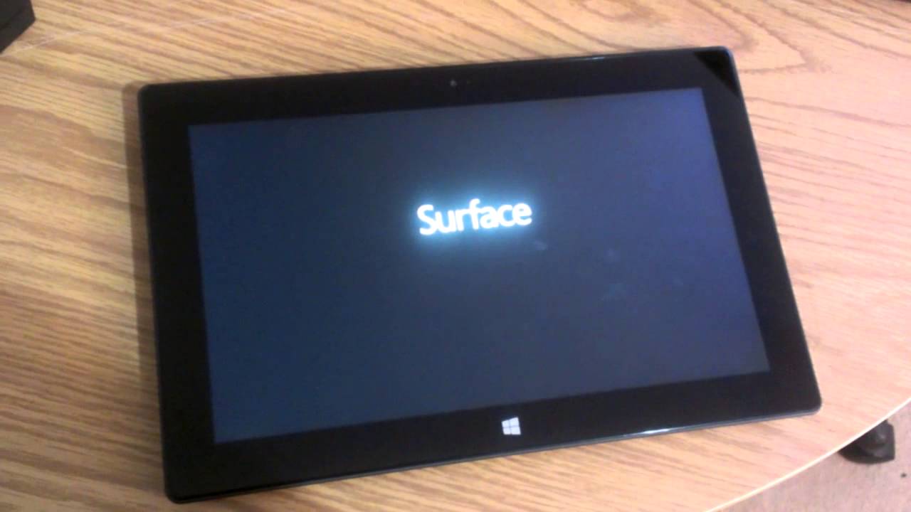 Surface Pro - From Off to Lock Screen - YouTube