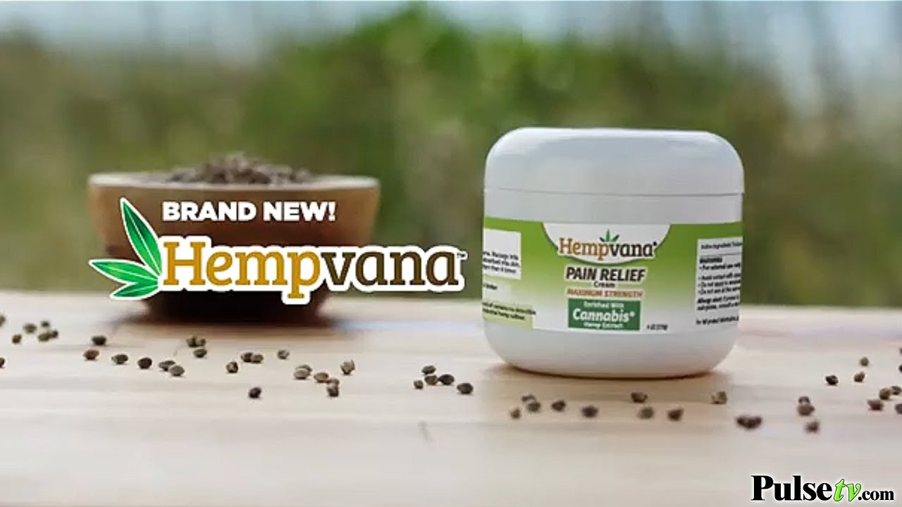 Hempvana Pain Relief Cream Enriched With Cannabis Seed Extract- 4 oz ...