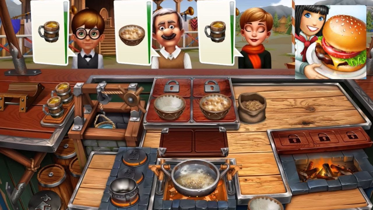 Cooking Fever - The Medieval Fair [level 5] 🍺 - YouTube