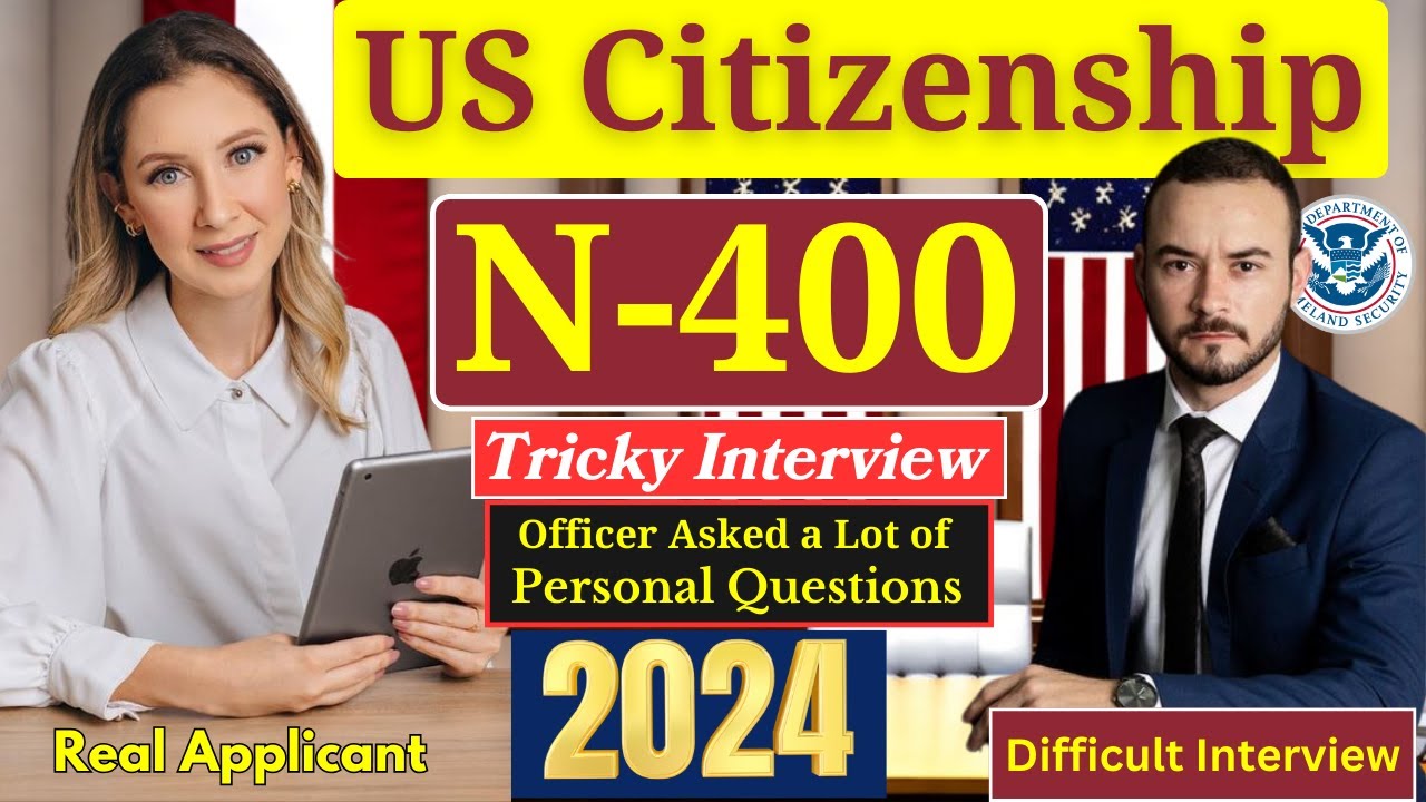 Real Interview of US Citizenship 2024 & Oath Ceremony - N400 ...