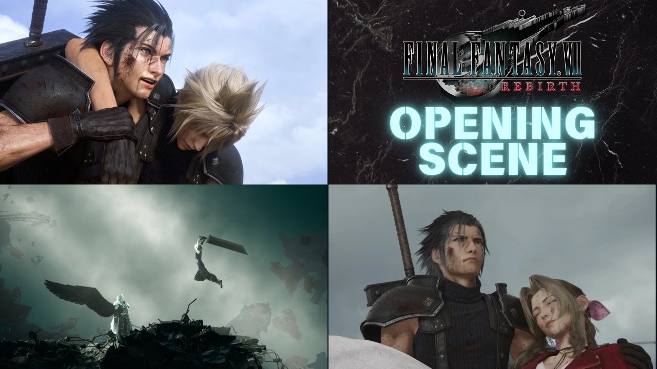 CINEMATIC GAME SCENE - FINAL FANTASY VII REBIRTH OPENING - YouTube