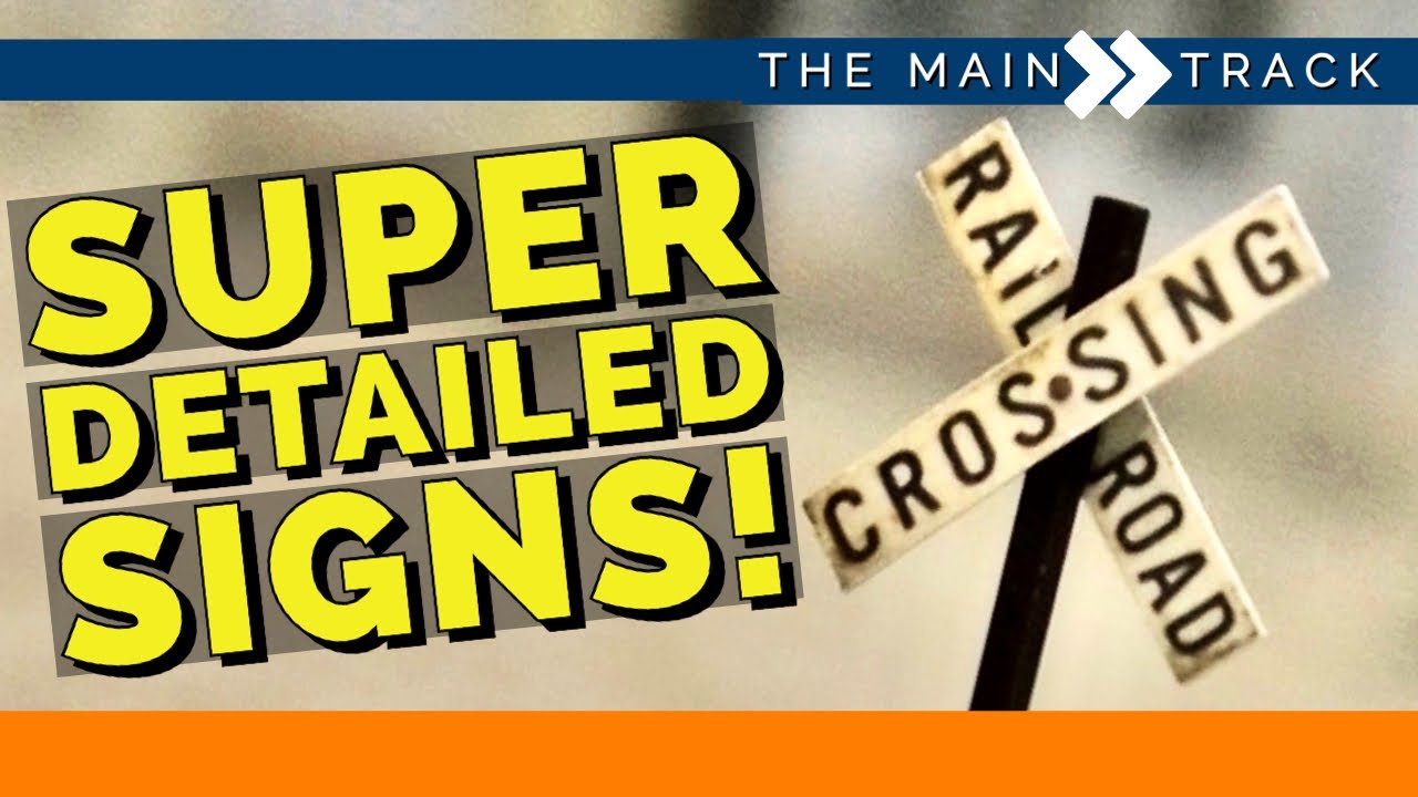 Great Signs For Model Train Layouts! - YouTube