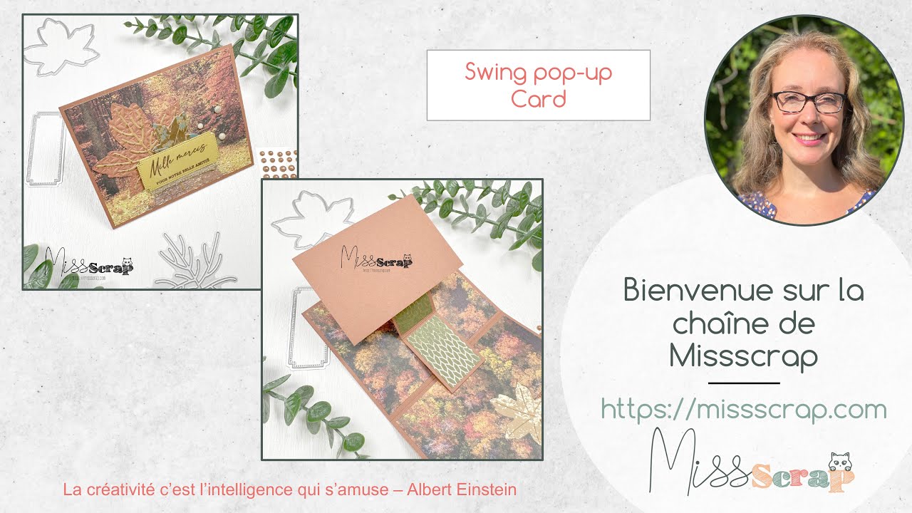 Live #191: Swing pop-up card / carte qui swing - YouTube