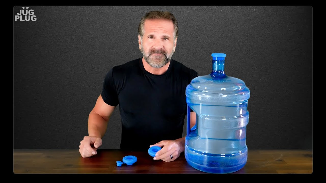 Jug Plug 2 Reusable Water Jug Cap for Top Loader Water Dispensers - YouTube