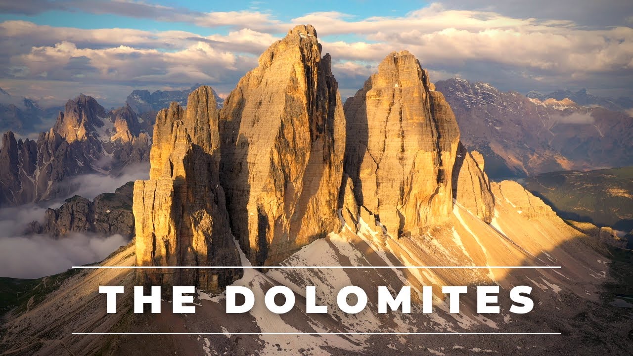 The Dolomites from Above - Aerial View of Europe's most Beautiful ...