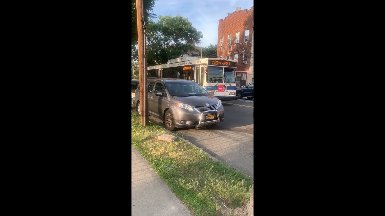 Queens, New York - Q103 Bus - Hybrid Electric Bus - Orion VII HEV - YouTube