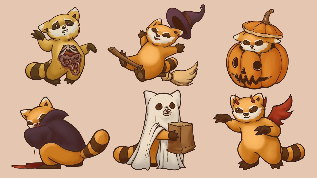 Drawing some spooky spiffos [Project Zomboid : Halloween edition] - YouTube