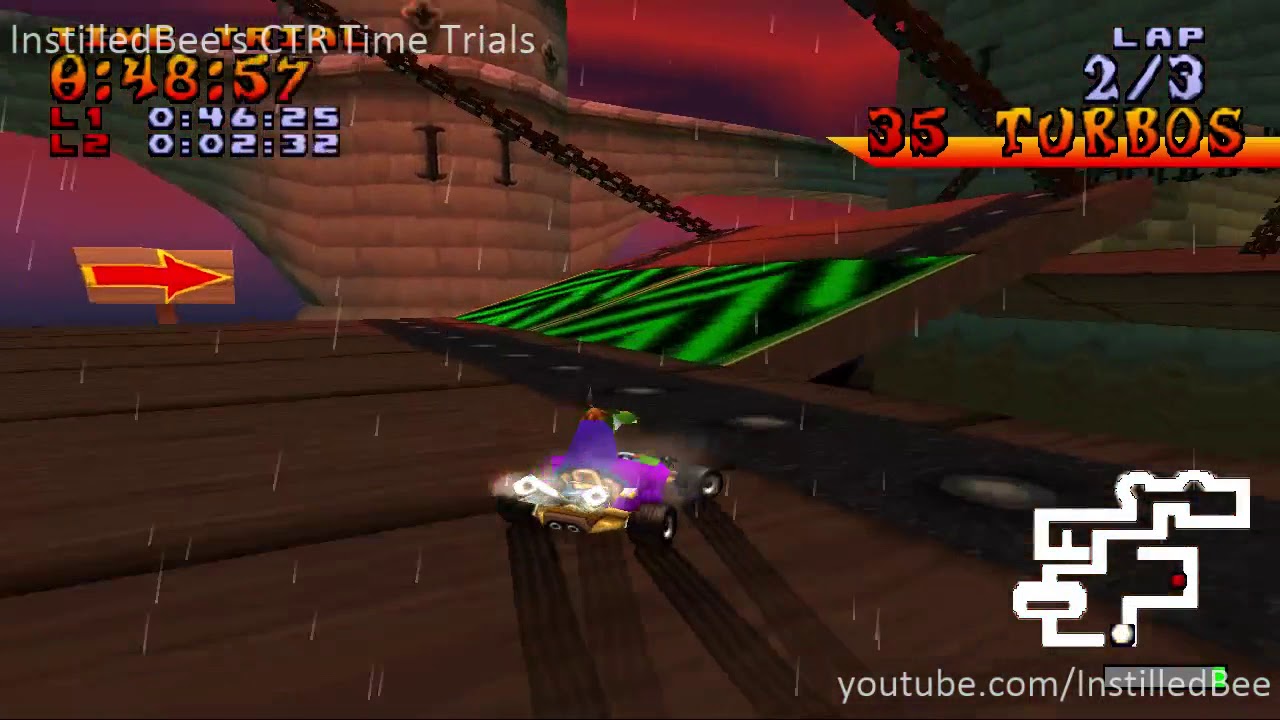 CTR Time Trials - Cortex Castle - YouTube