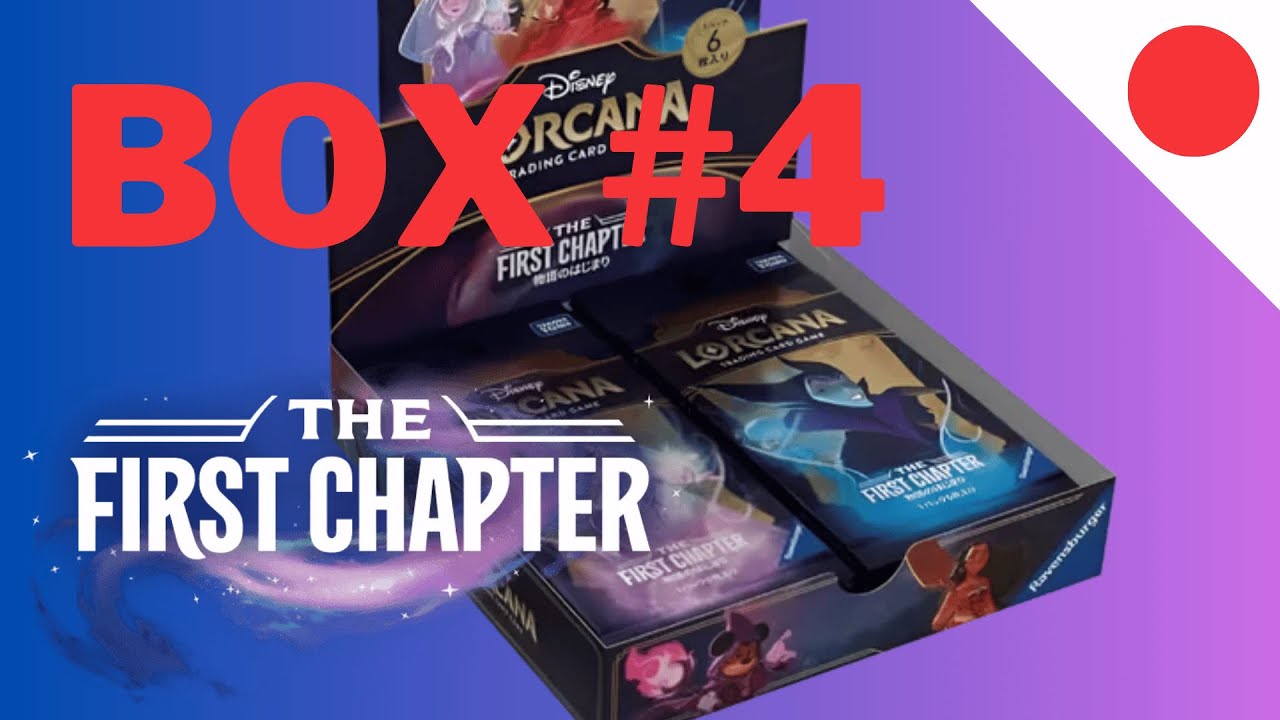 The First Chapter: Box Opening No. 4 - Disney Lorcana Japanese Language ...