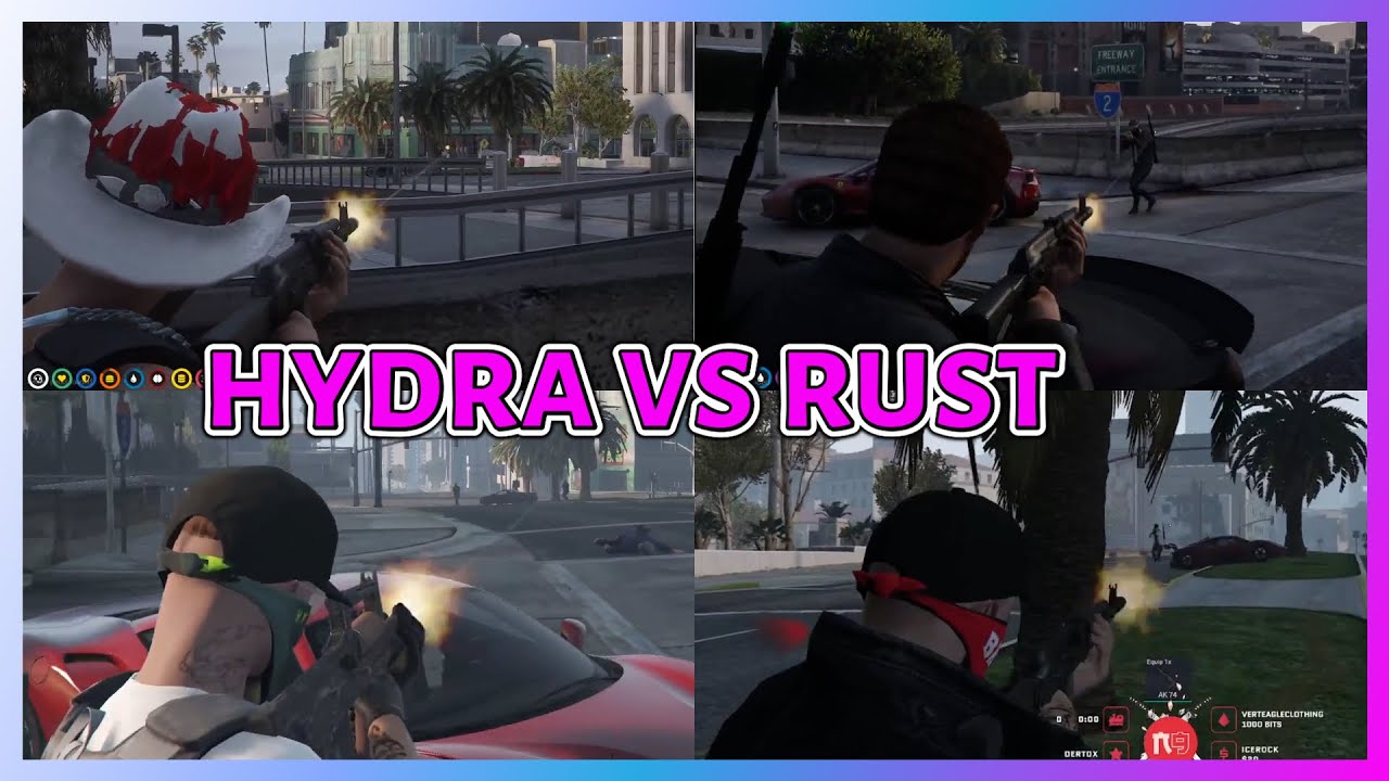 Hydra vs Rust On La Puerta Freeway (Multiple POVs) | NoPixel GTA RP ...
