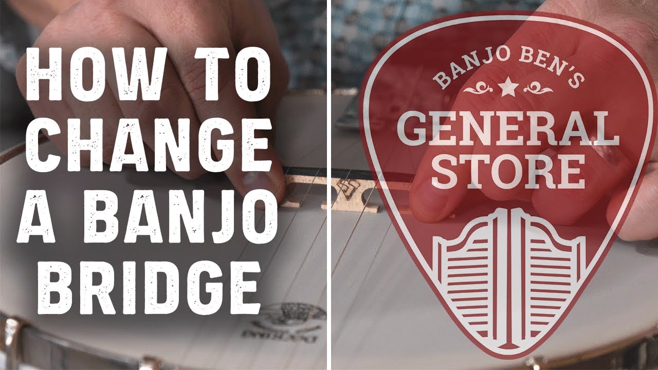 Tech Tip: How to Easily Change or Replace a Banjo Bridge! - YouTube