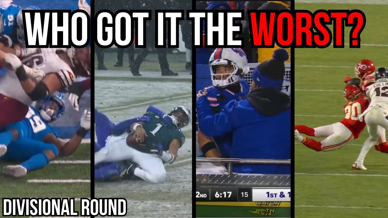 Divisonal Round Injury Recap - YouTube