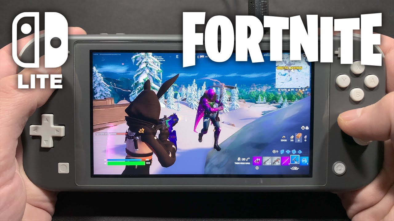 Fortnite on Nintendo Switch Lite #543 - YouTube