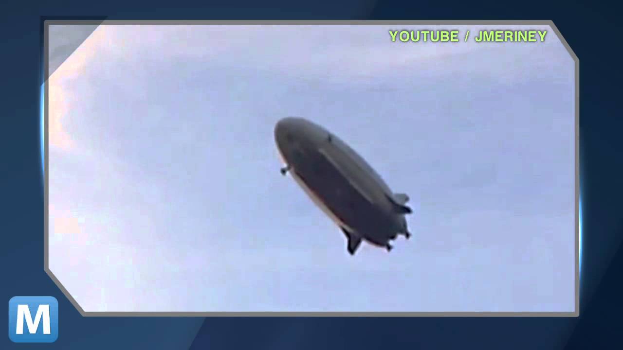 Army's Not-So-Stealthy Spy Blimp Takes Its First Flight - YouTube