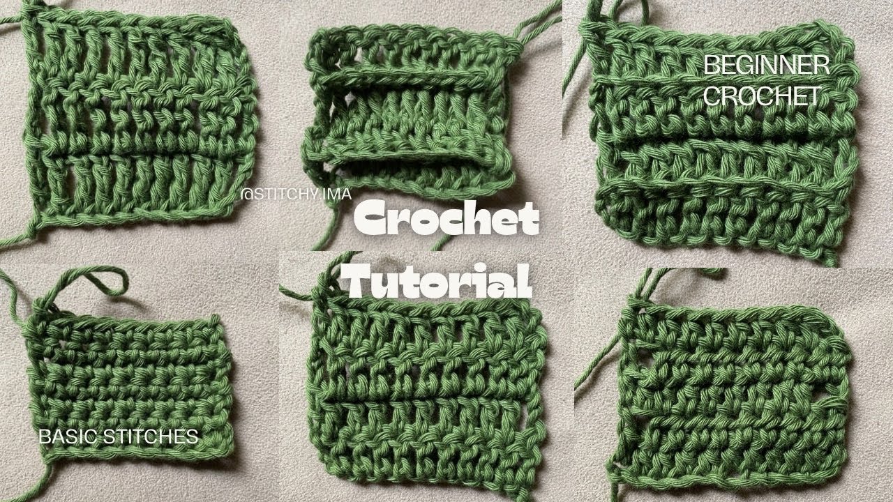 6 Essential Crochet Stitches Every Beginner Should Know | Easy Step-by ...