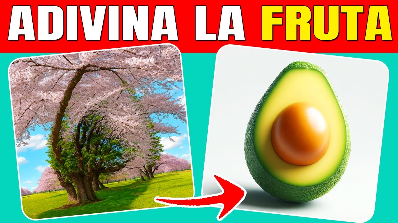 Adivina por ILUSIÓN 🥑🍎🍌Desafío de Frutas y Verduras | Niveles Fácil ...