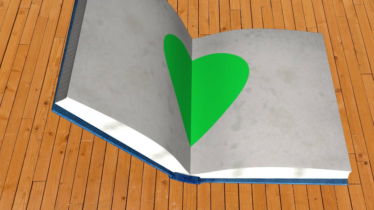 book opening animation green screen | no copyright book open and close ...