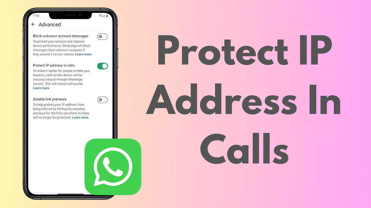 How To Protect IP Address In Calls On WhatsApp - YouTube